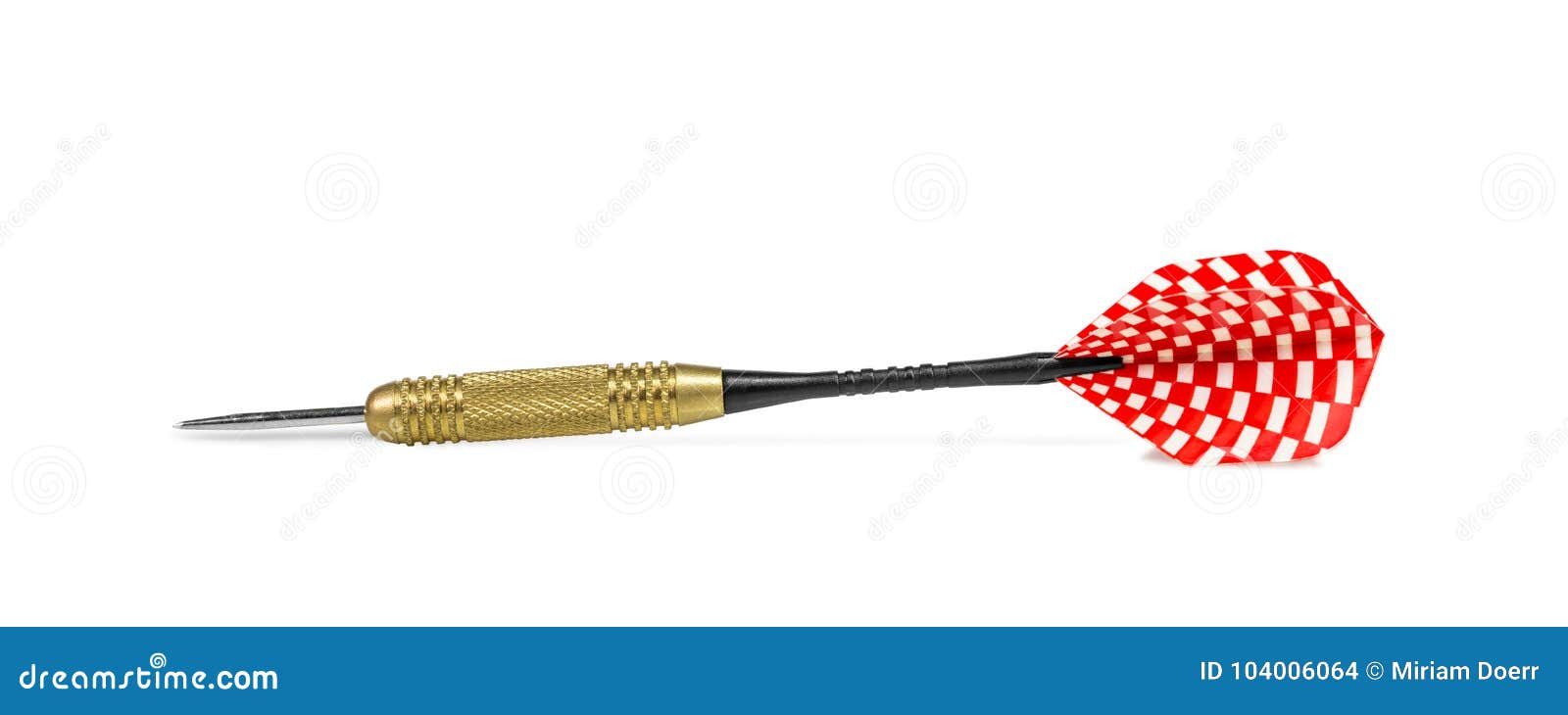 Single red white dart stock photo. Image of design, sharp - 104006064