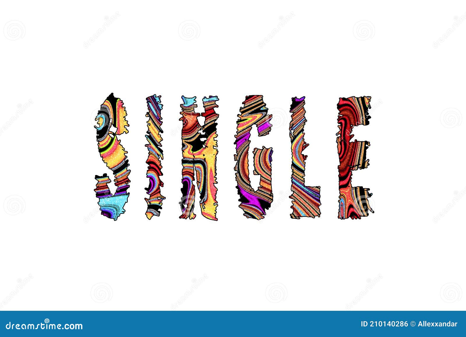 Single Relationship Status, Banner, Poster and Sticker Stock ...