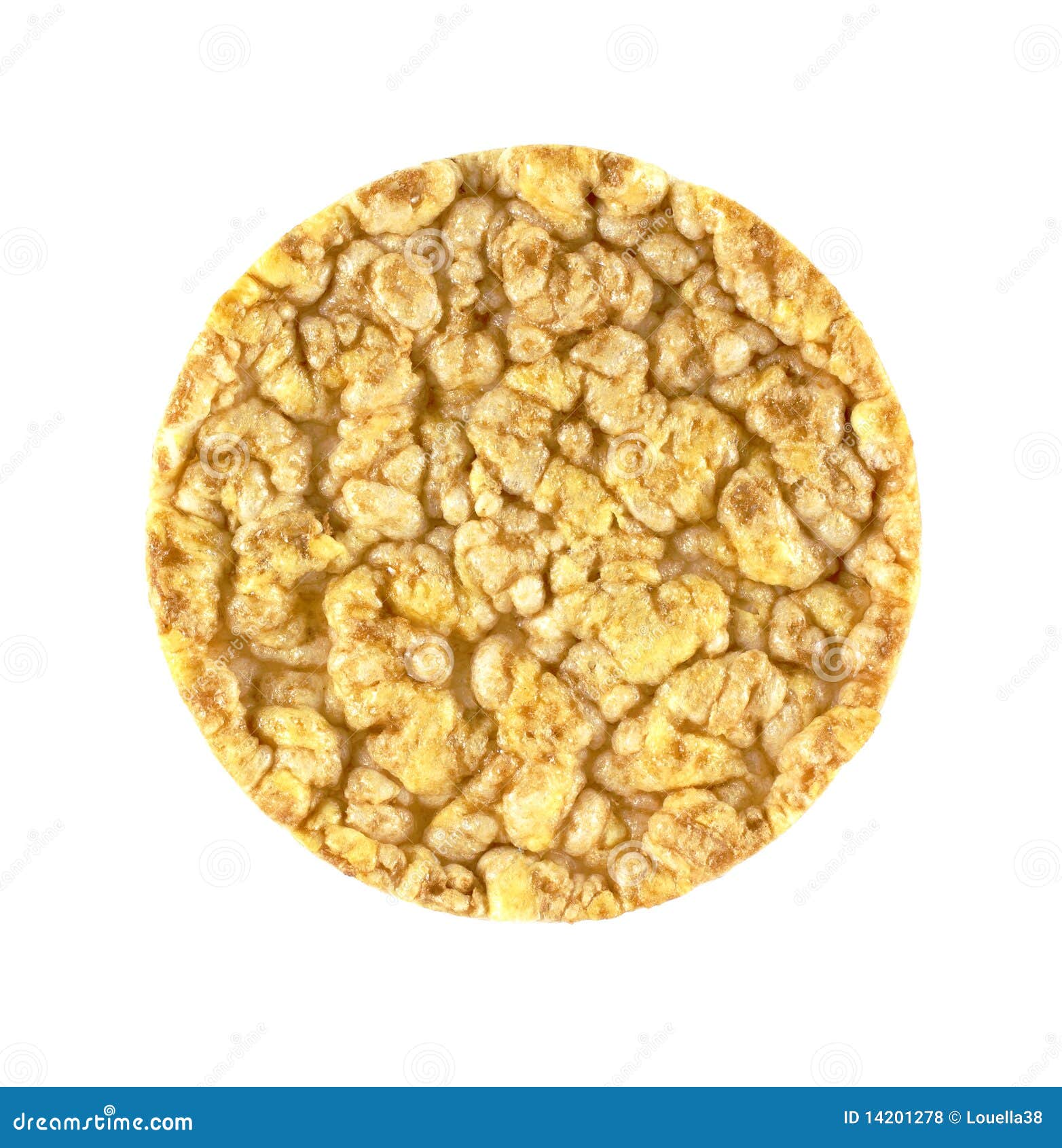 Single Rice Cake stock photo. Image of caramel, perfect - 14201278