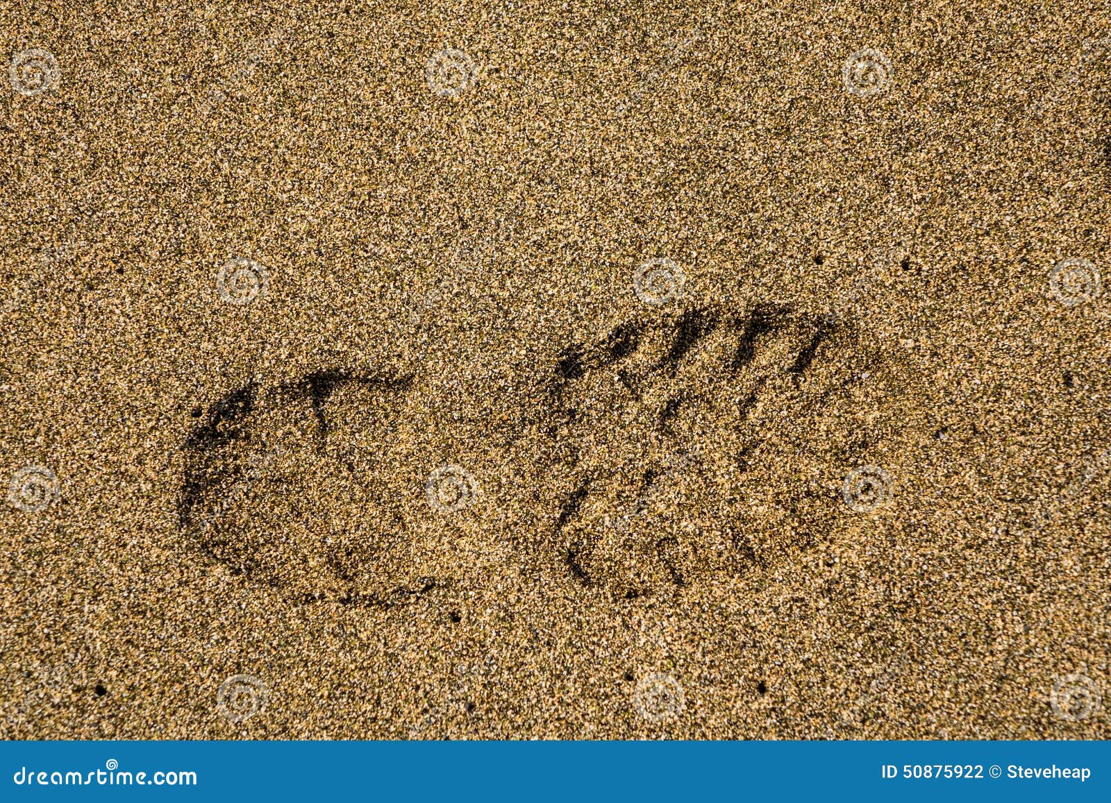 Single Right Shoe Print in Sand Stock Photo - Image of sole, beach ...