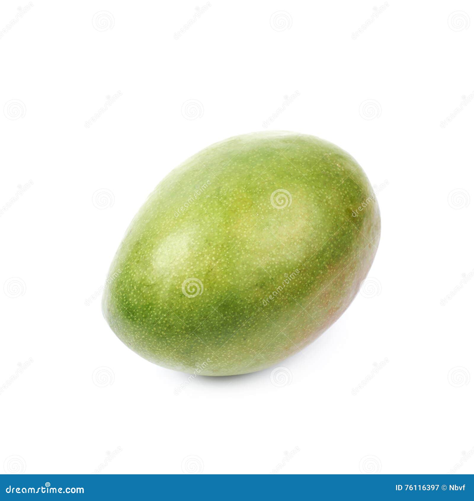 Single Ripe Mango Fruit Isolated Stock Image - Image of eating, healthy ...