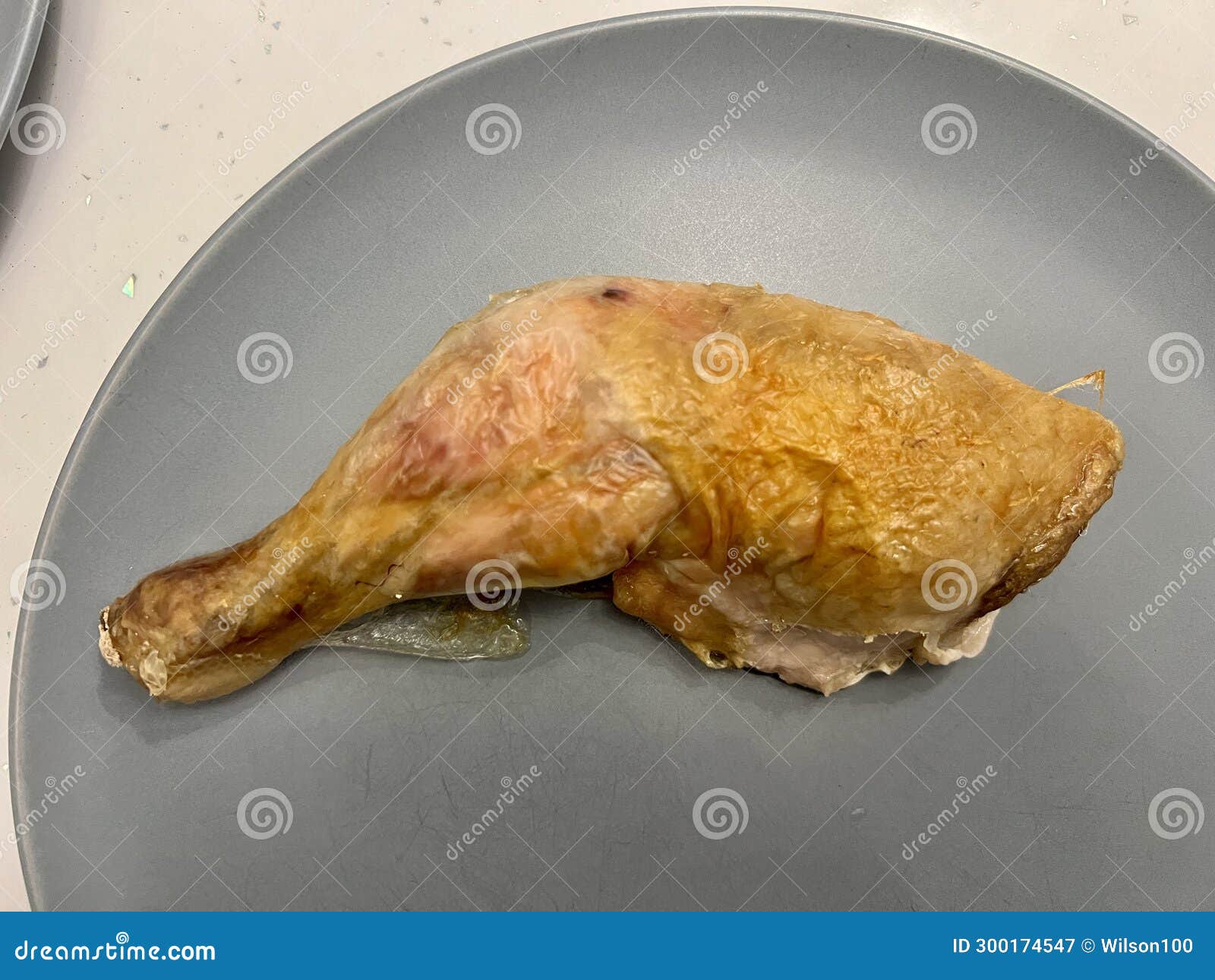 Chicken Leg stock image. Image of lunch, chicken, plate - 300174547
