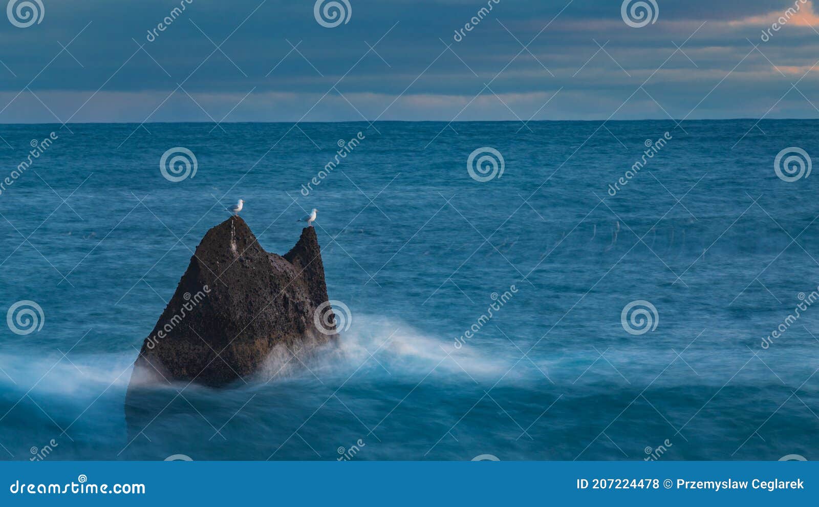 Single rocks stock photo. Image of summer, view, coastline - 207224478
