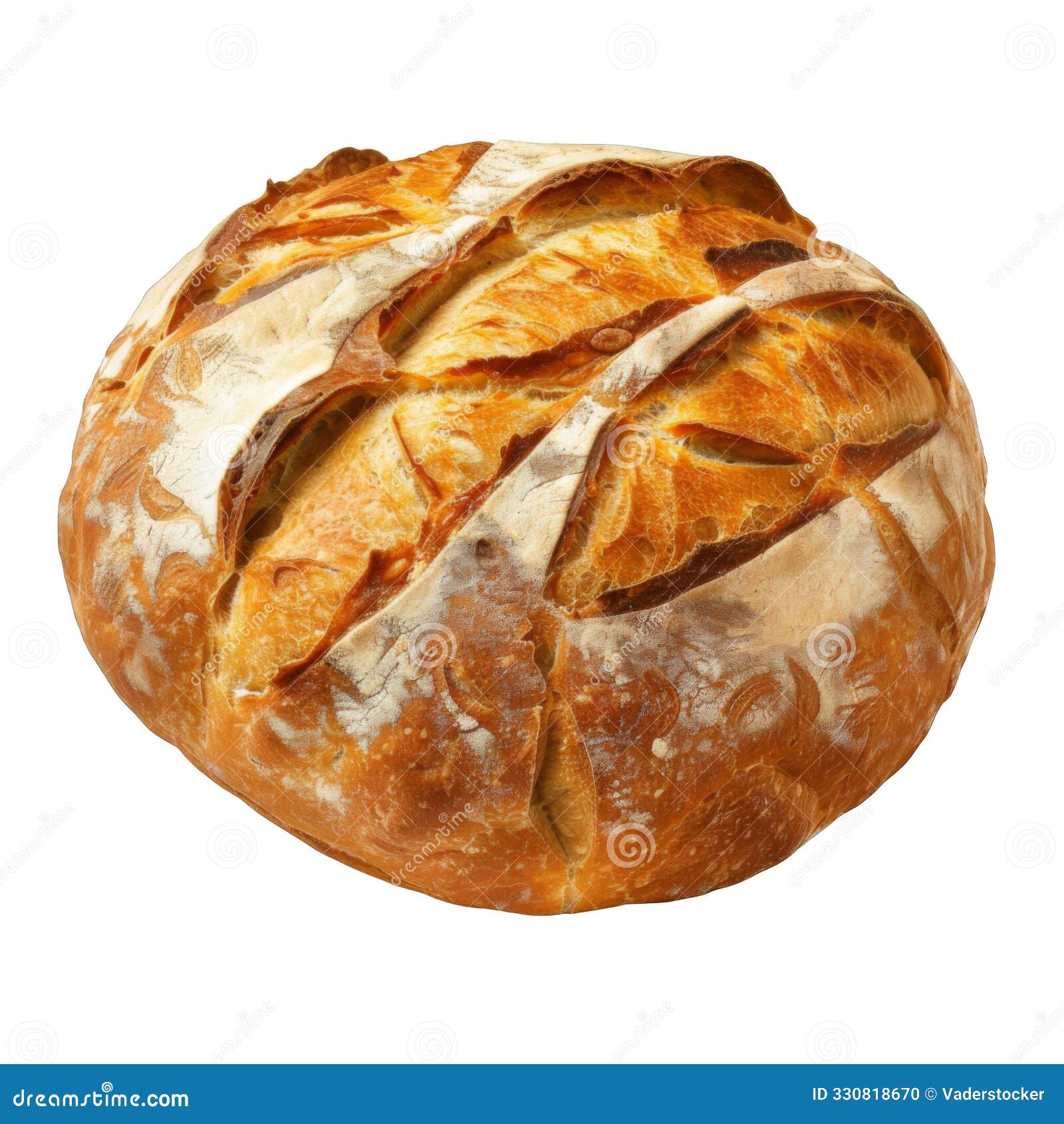 Round Loaf Of Garlic Bread Sliced Open To Reveal Melted Cheese Filling ...