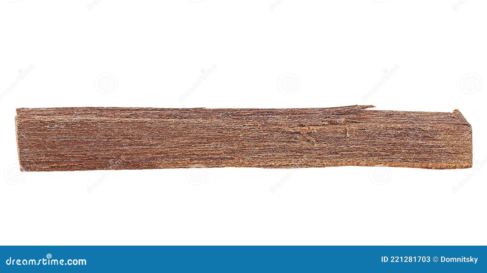 Single Sandalwood Stick Isolated on White Background. Chandan Stock ...