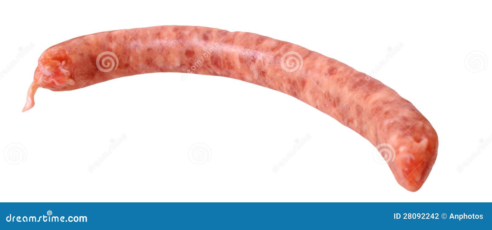 Single sausage stock photo. Image of parsley, meat, fresh - 28092242