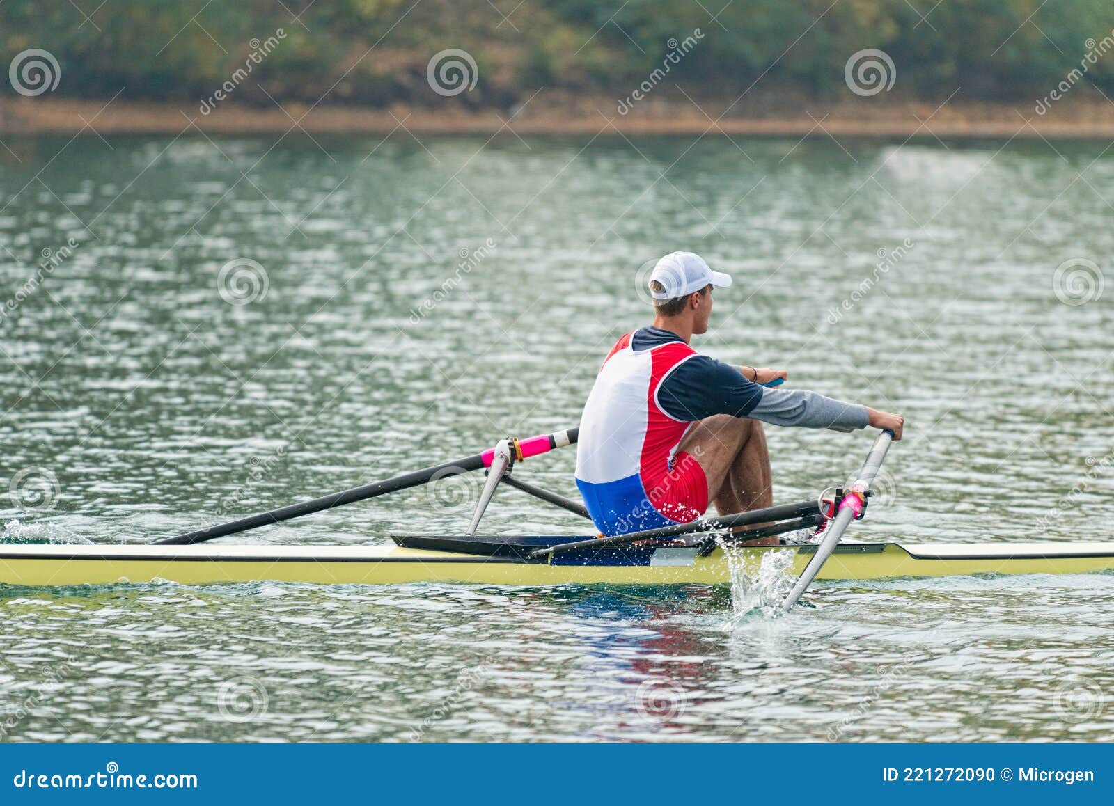 Sport rowing stock photo. Image of person, competitive - 221272090