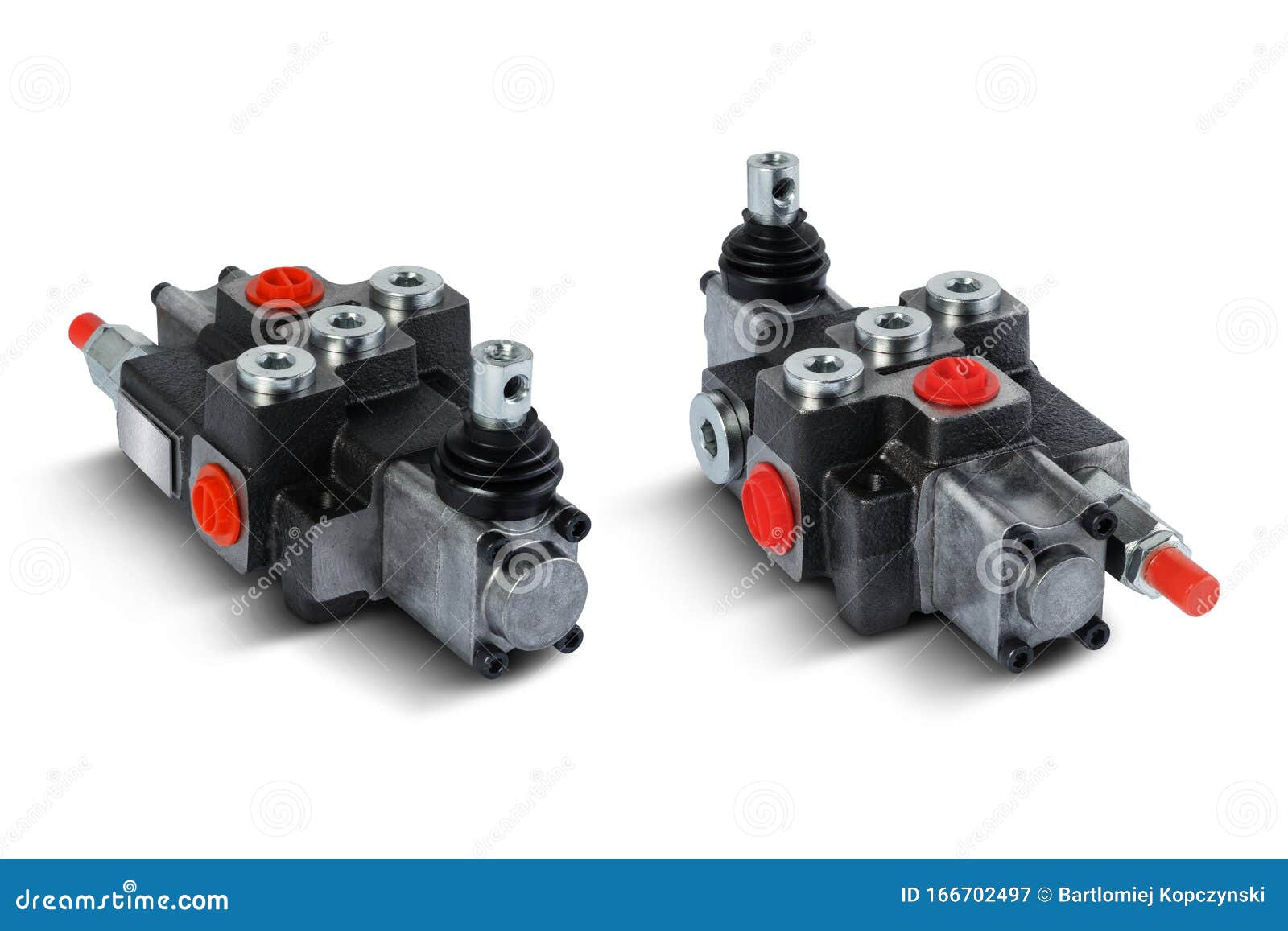 Hydraulic Distributor Device. Solenoid Valves Royalty-Free Stock Photo ...