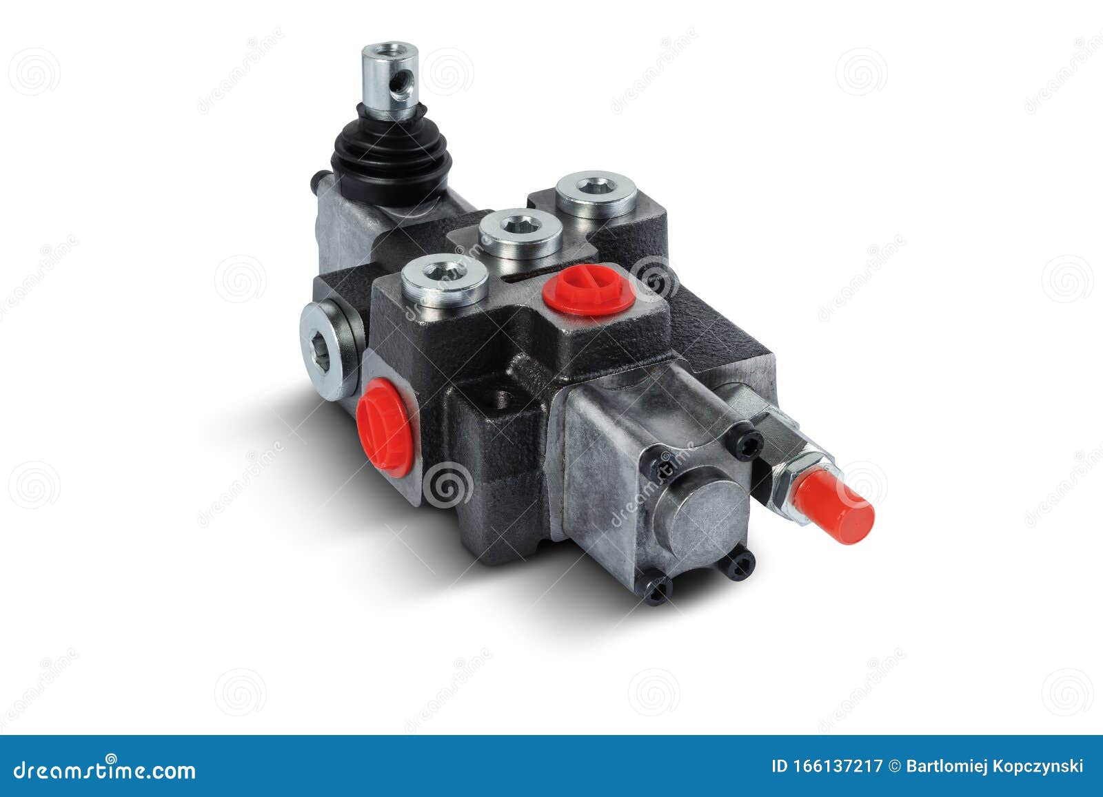 Hydraulic Distributor Device. Solenoid Valves Royalty-Free Stock Photo ...