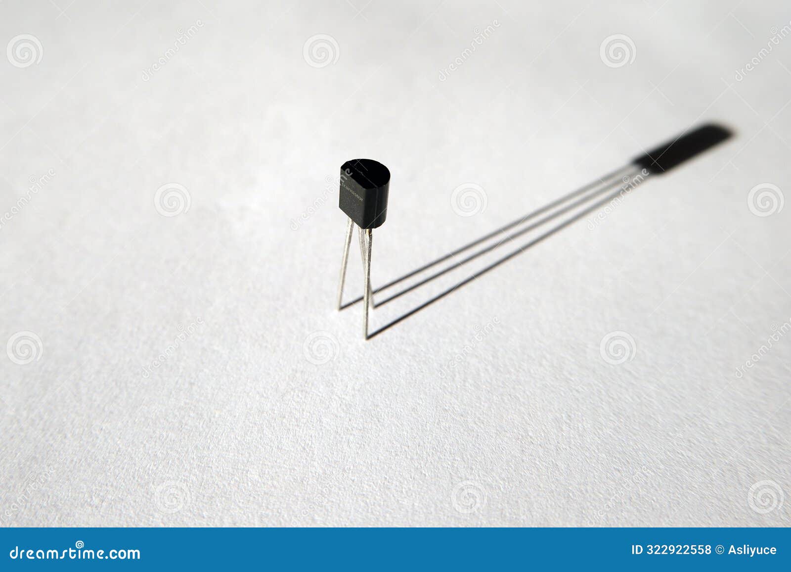 Single Semiconductor Silicon Transistor Stock Photo - Image of switch ...