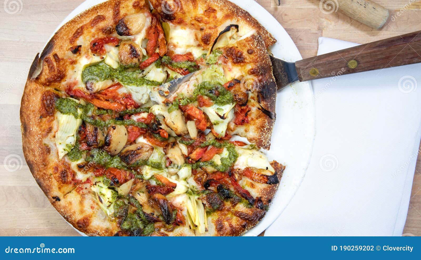 Two Single Serve Skillet Peperoni Pizzas Over White Stock Image ...