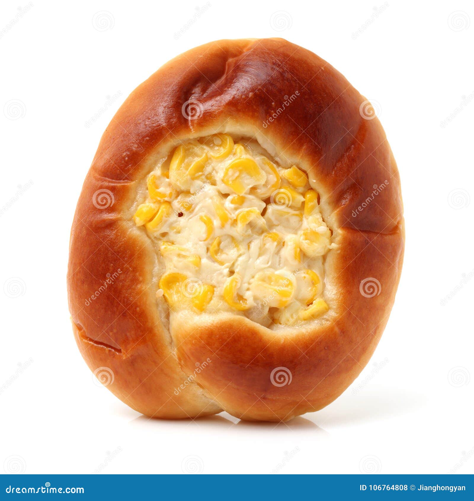 Single sesame bagel stock photo. Image of baked, corn - 106764808