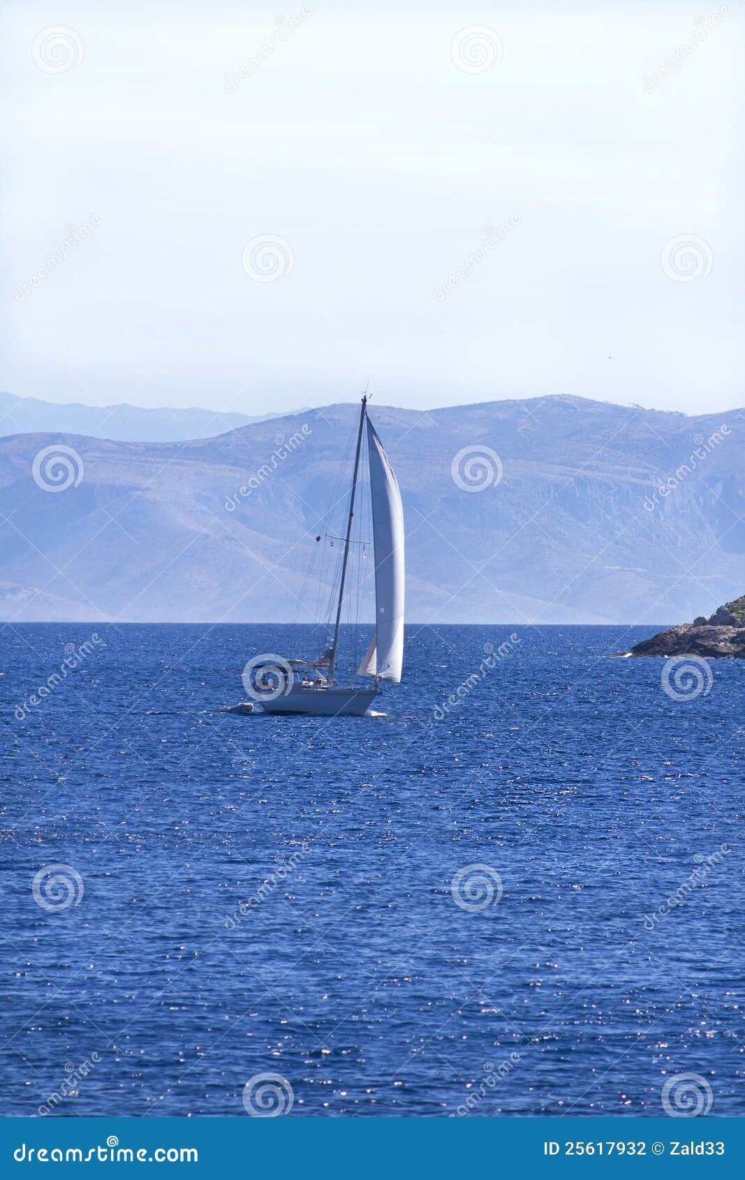 Single ship on the sea stock photo. Image of boat, portrait - 25617932