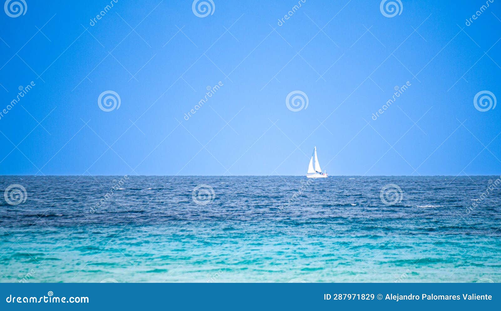 Single ship in the sea stock image. Image of mast, sail - 287971829