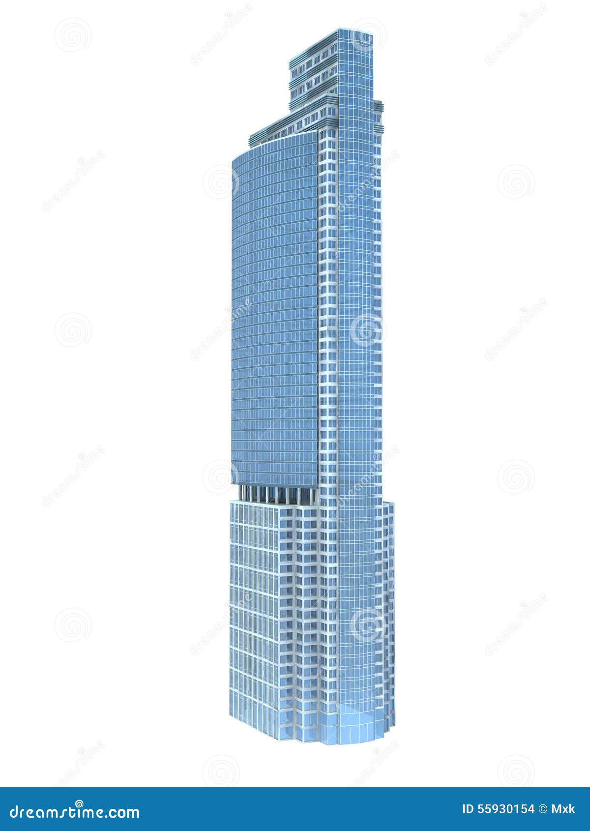 Single skyscraper stock photo. Image of block, office - 55930154