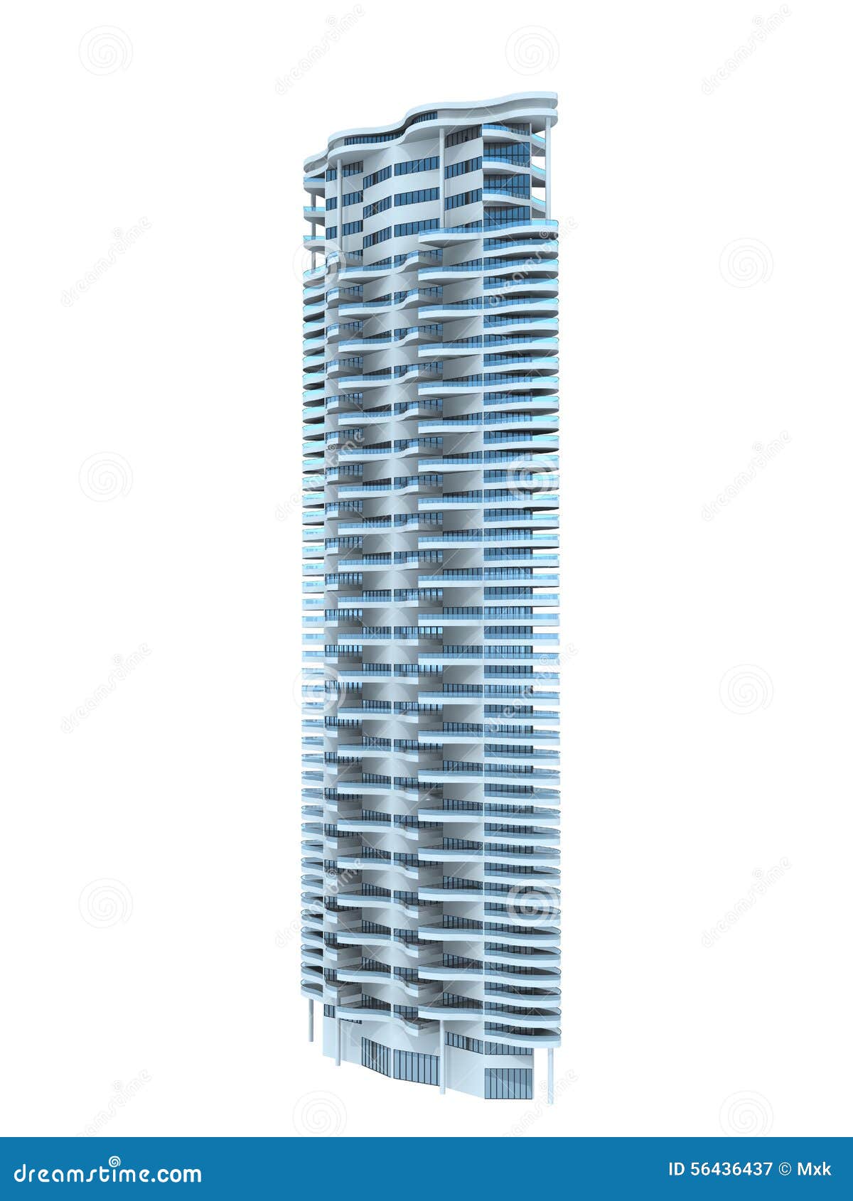 Single skyscraper stock image. Image of single, side - 56436437