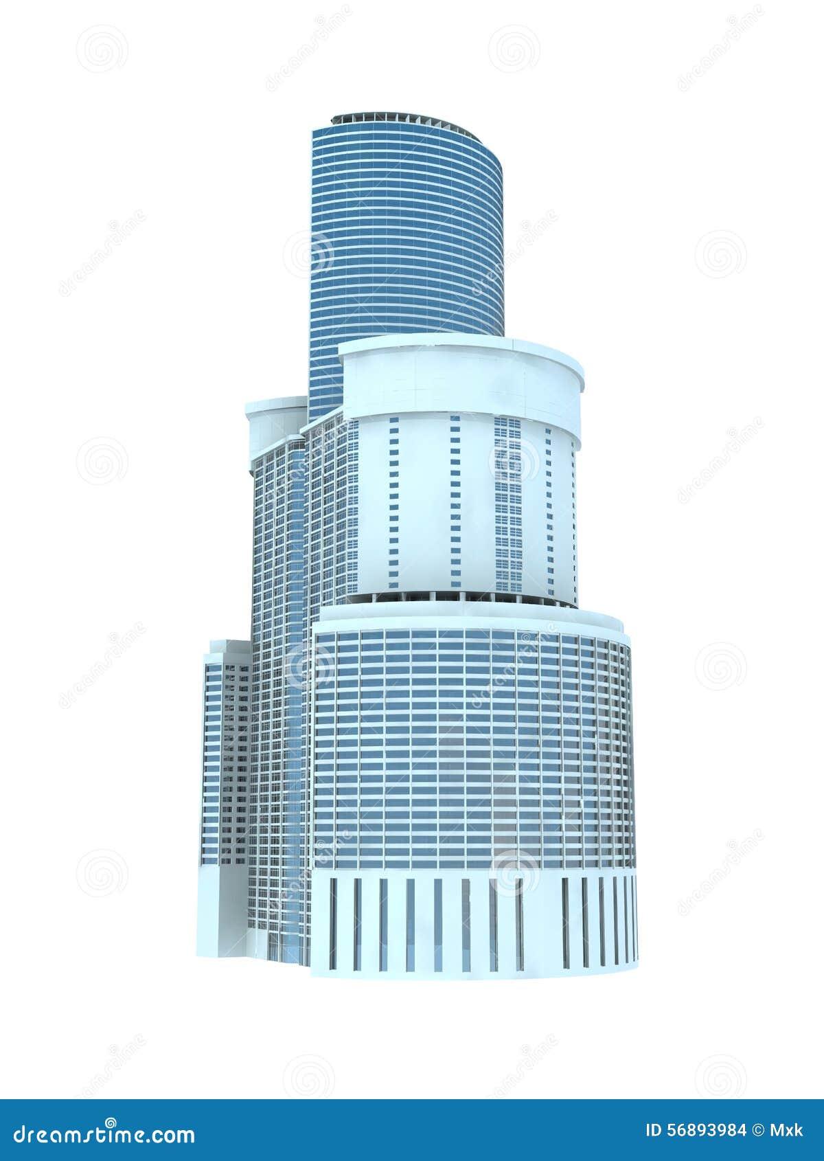 Single skyscraper stock illustration. Illustration of building - 56893984