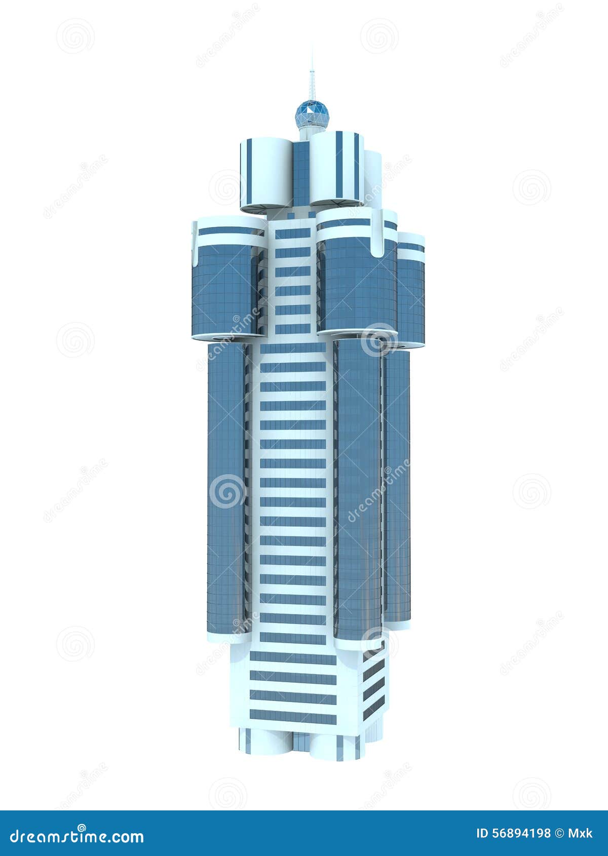 Single skyscraper stock photo. Image of tower, skyscraper - 56894198