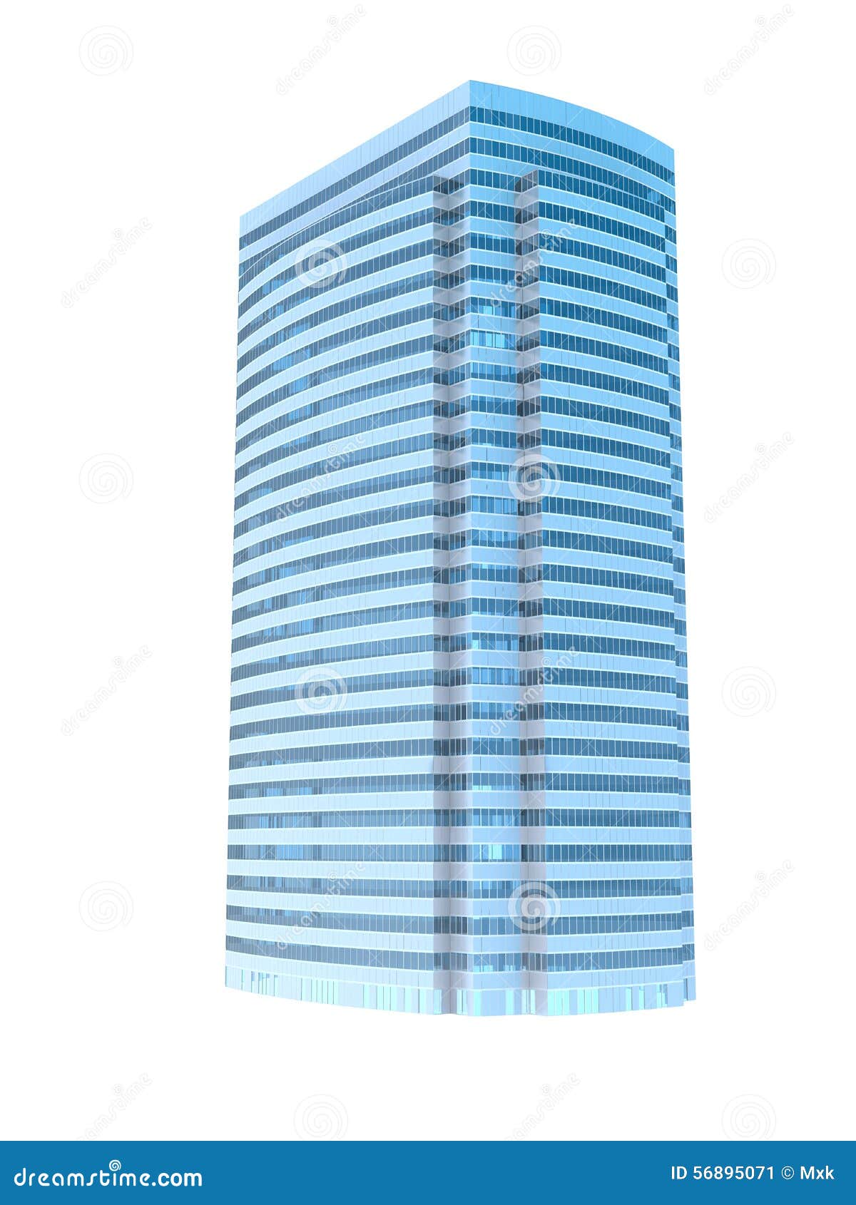 Single skyscraper stock image. Image of reflection, tile - 56895071