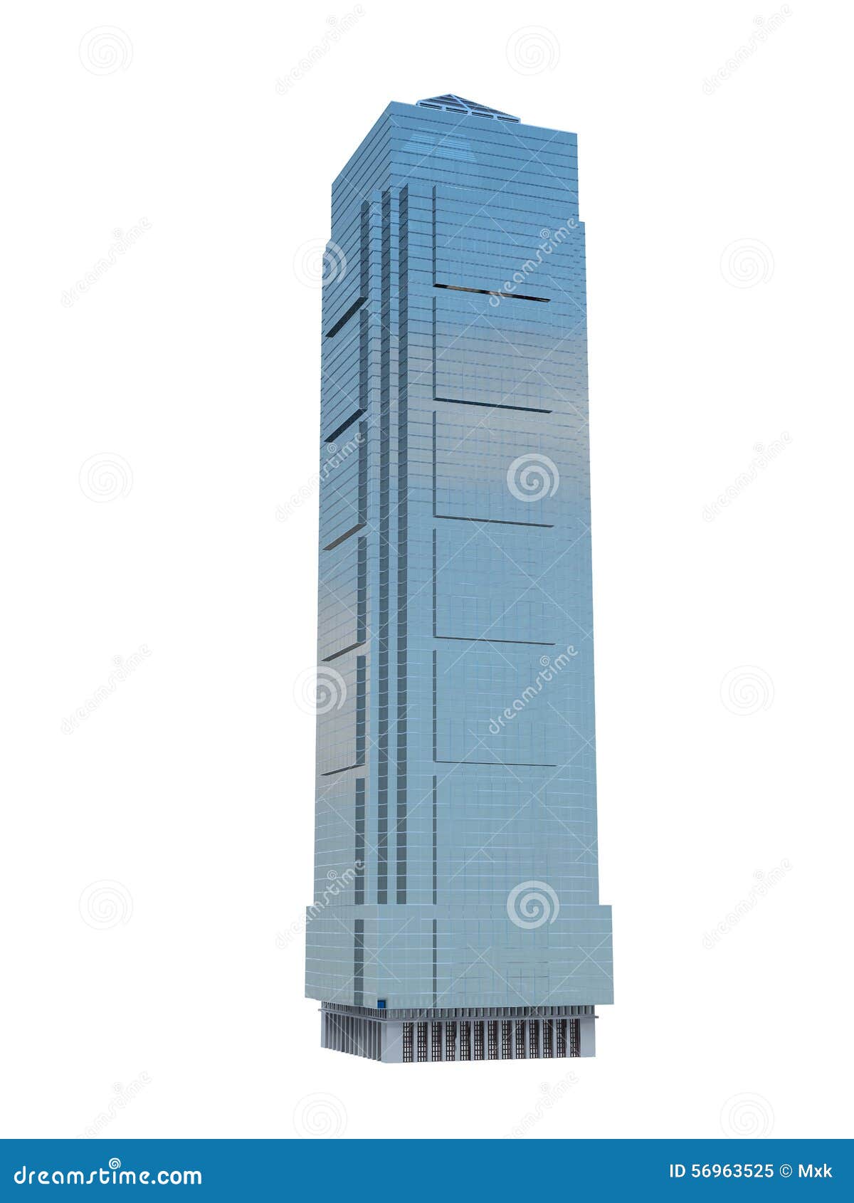 Single skyscraper stock image. Image of business, mansion - 56963525