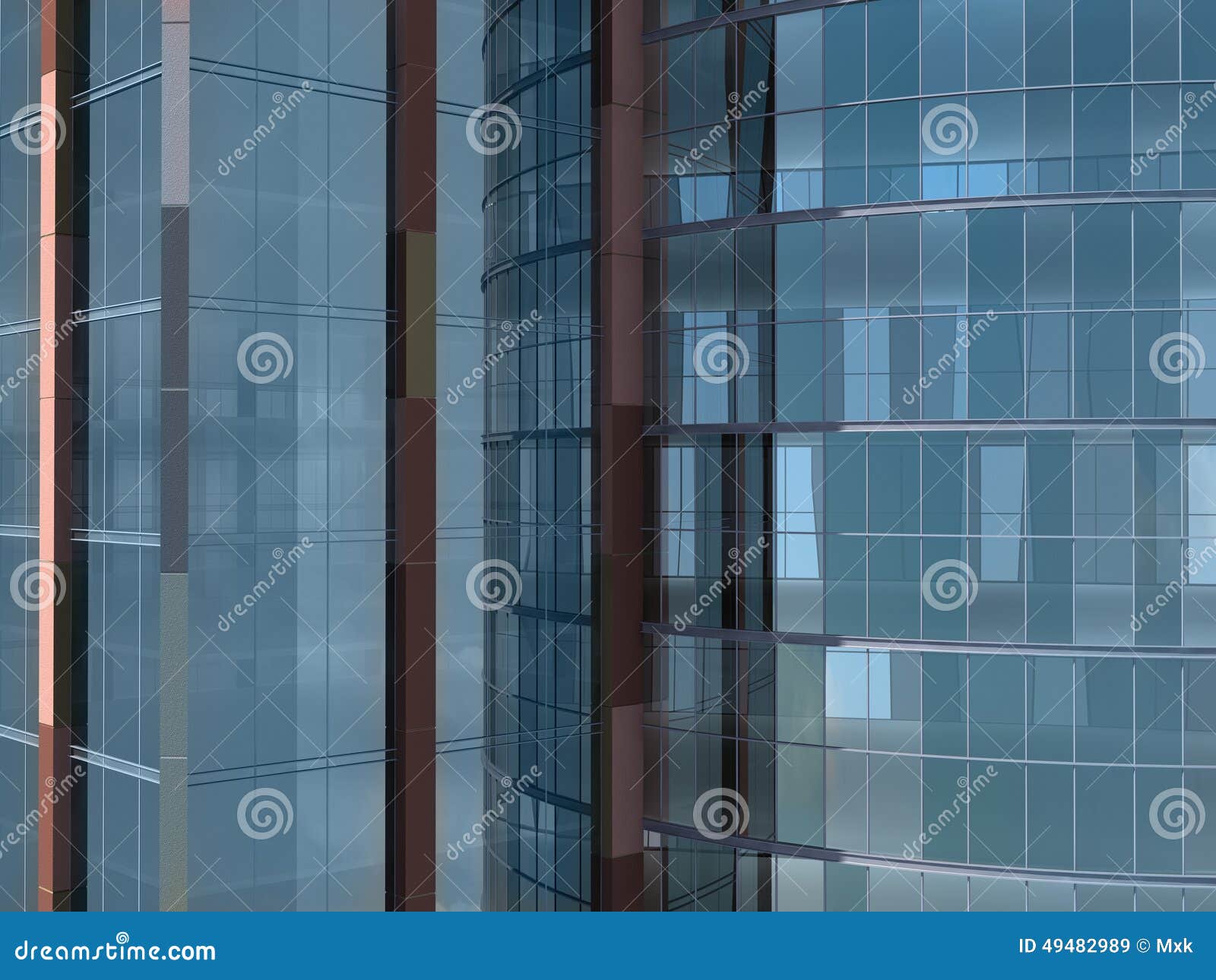 Skyscraper Close Up Sketches Vector Illustration | CartoonDealer.com ...