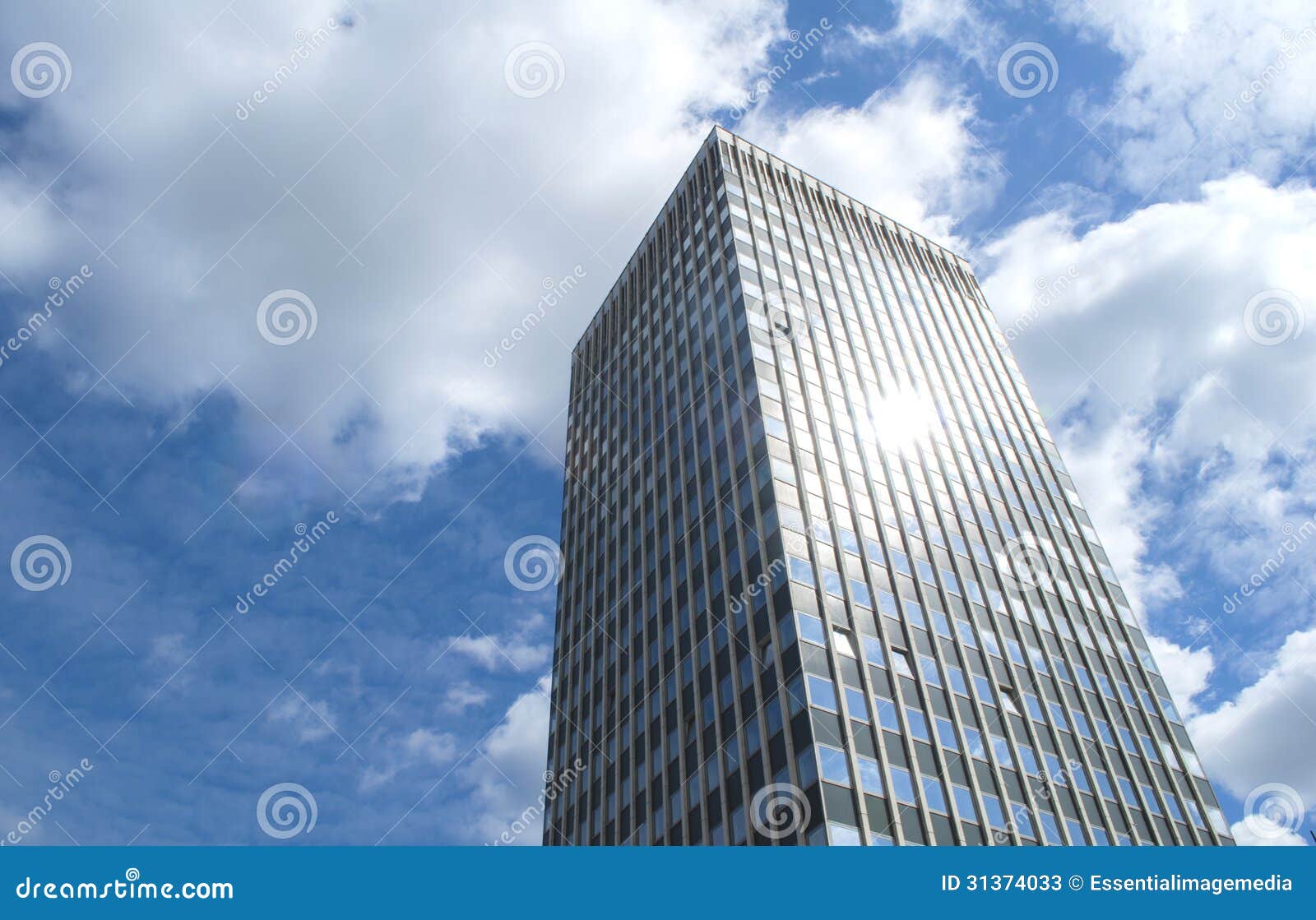 Single Skyscraper stock image. Image of business, office - 31374033