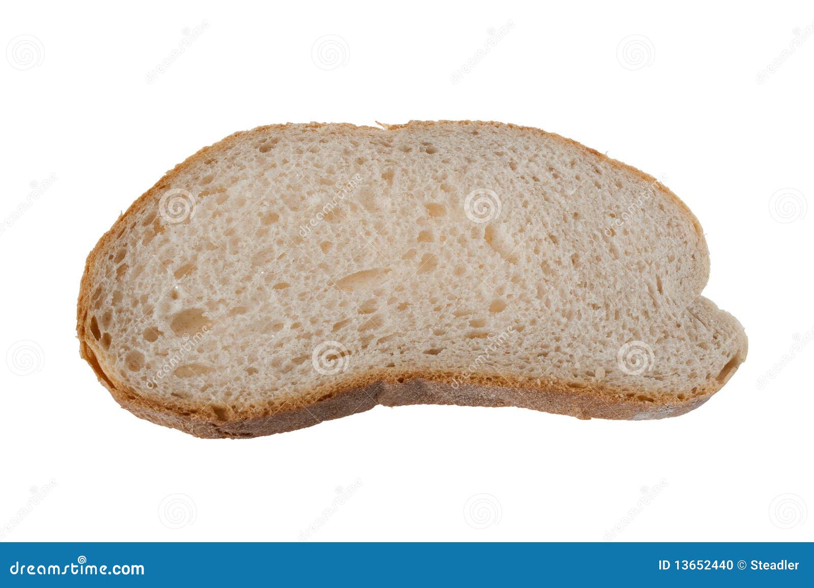 A Single Slice of Bread stock photo. Image of portion - 13652440