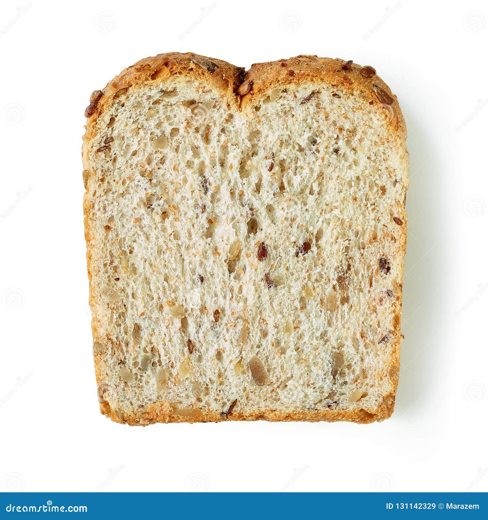 Single slice of bread stock image. Image of toast, closeup - 131142329