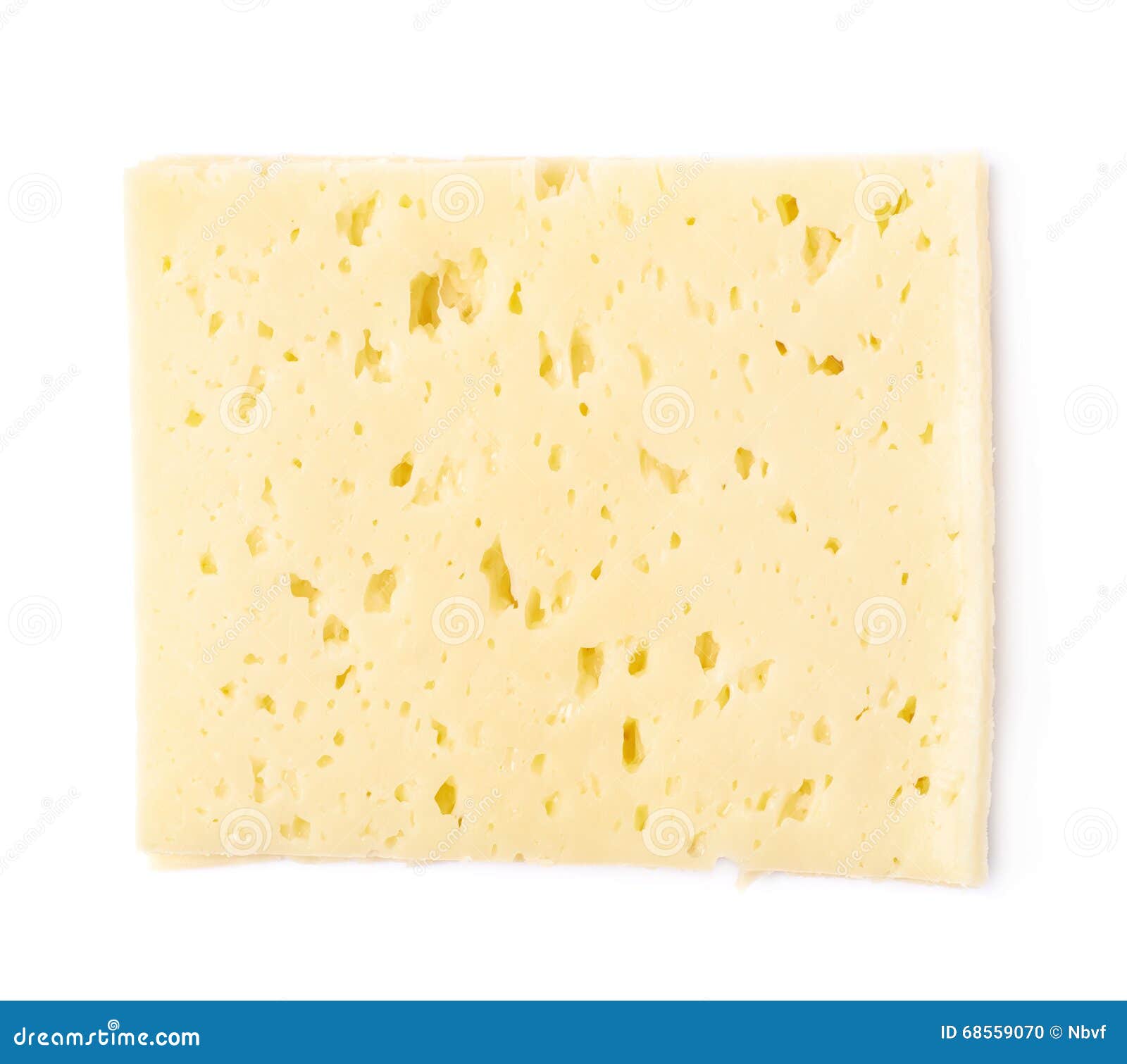 Single Slice of Cheese Isolated Stock Photo - Image of studio, mature ...