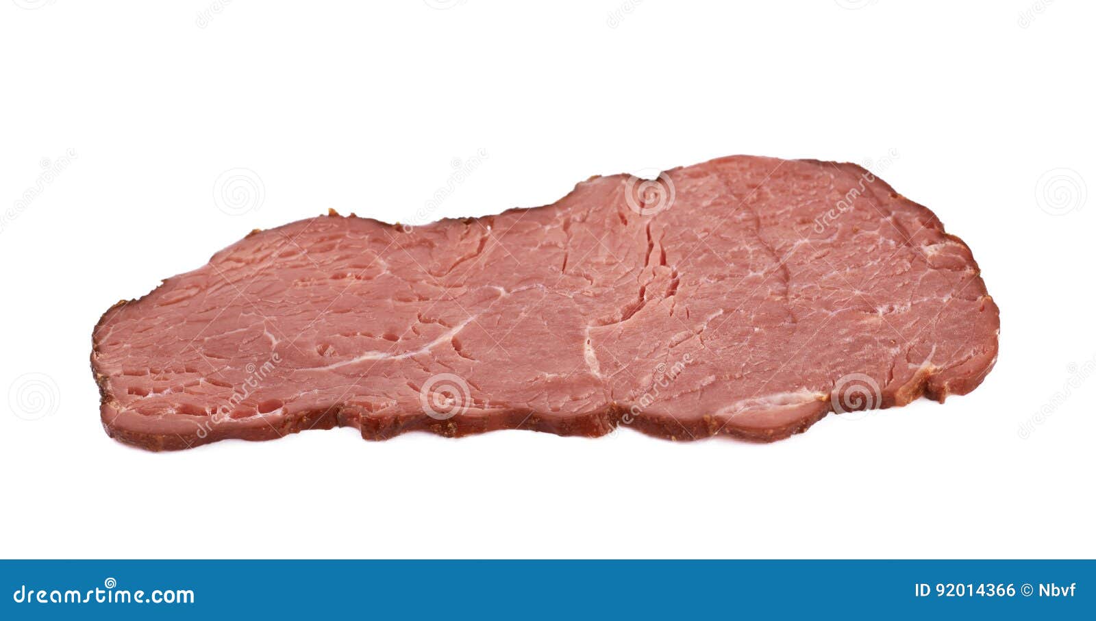 Single slice of a ham meat stock photo. Image of ingredient - 92014366