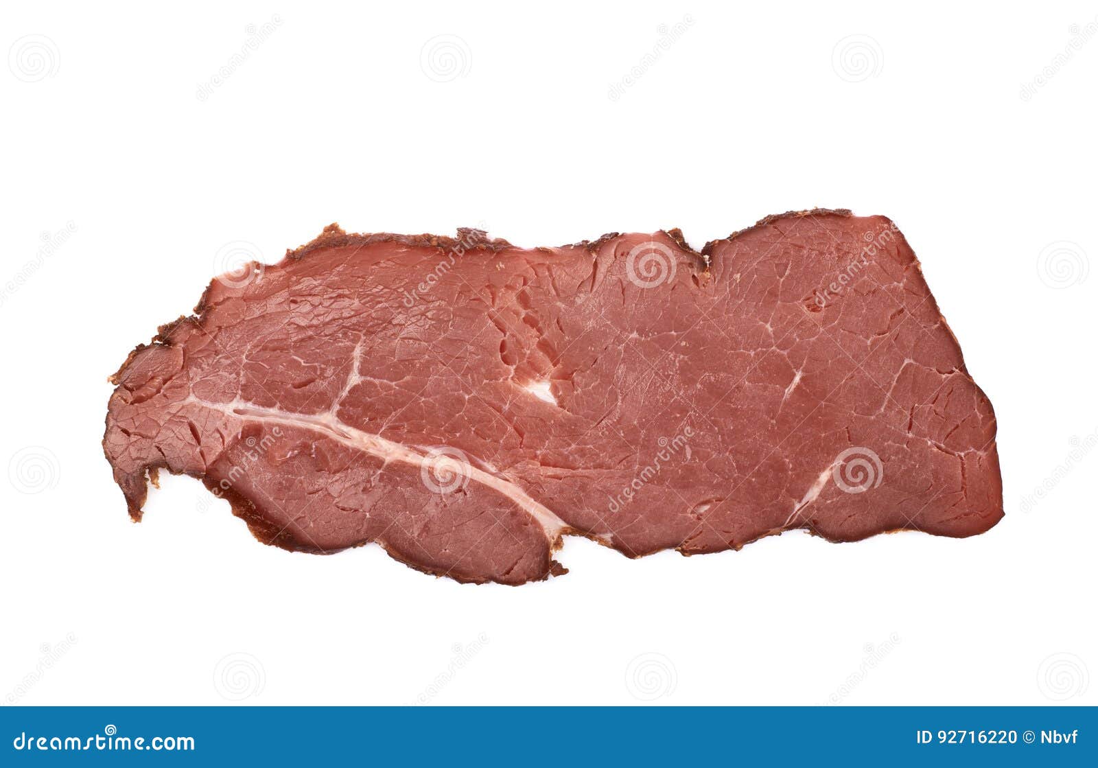 Single slice of a ham meat stock photo. Image of healthy - 92716220