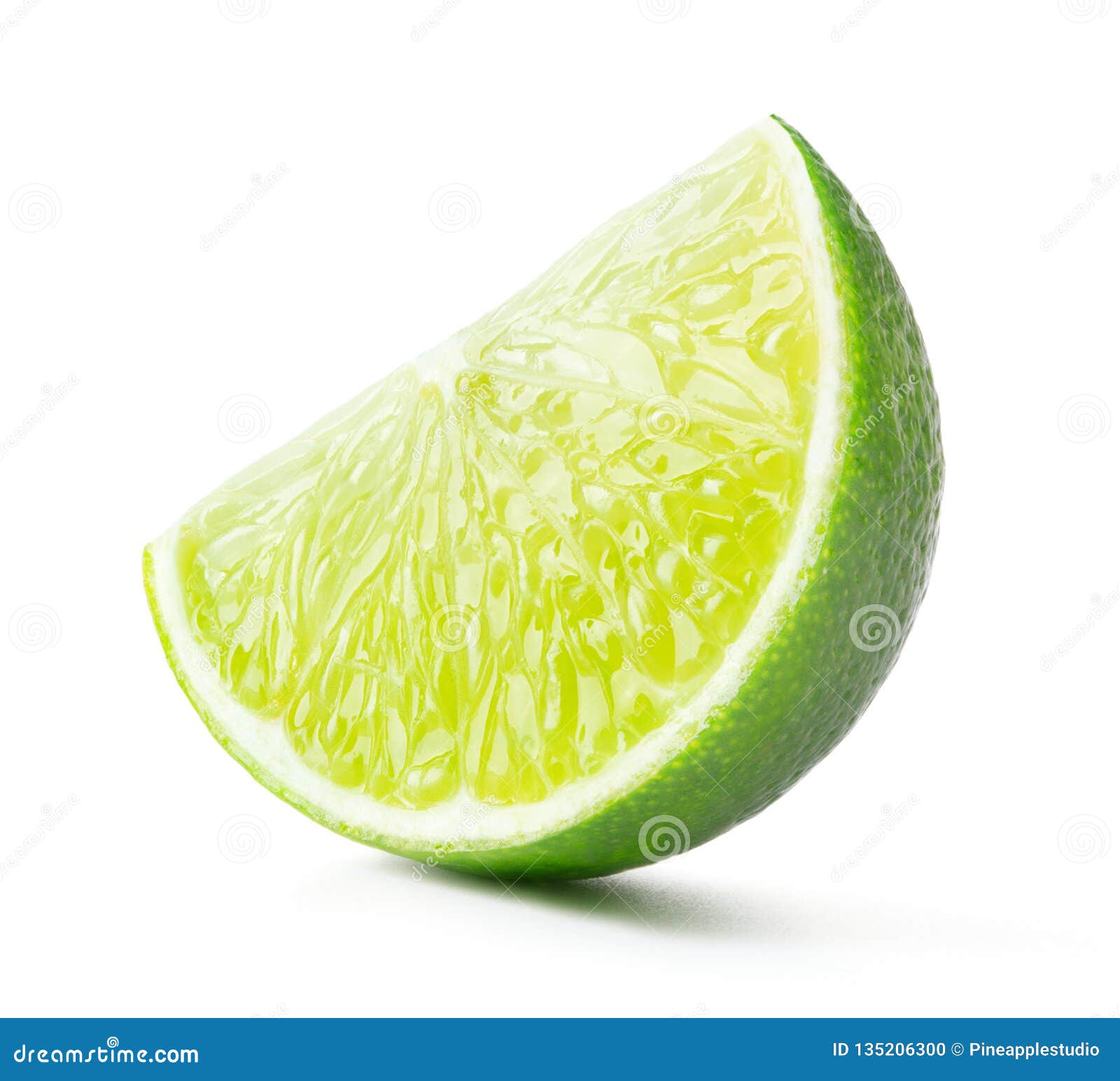 Slice of lime stock photo. Image of healthy, studio - 135206300