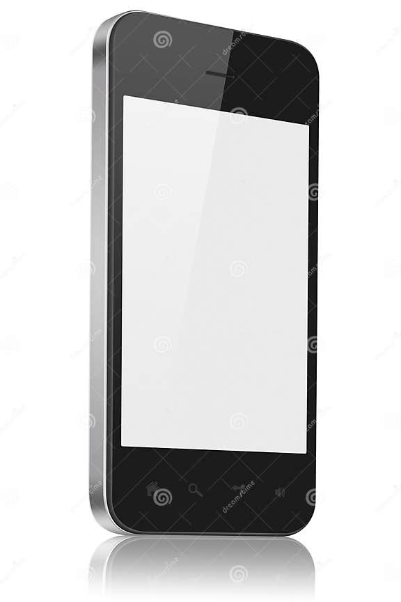 Single smartphone isolated stock photo. Image of advertisement - 126838922