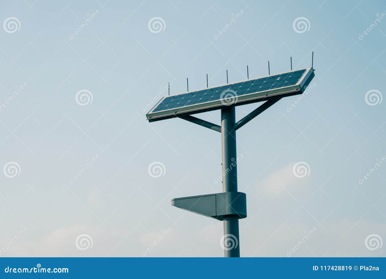 Single Solar Cell Lighting System - Color Tone Effect Stock Image ...