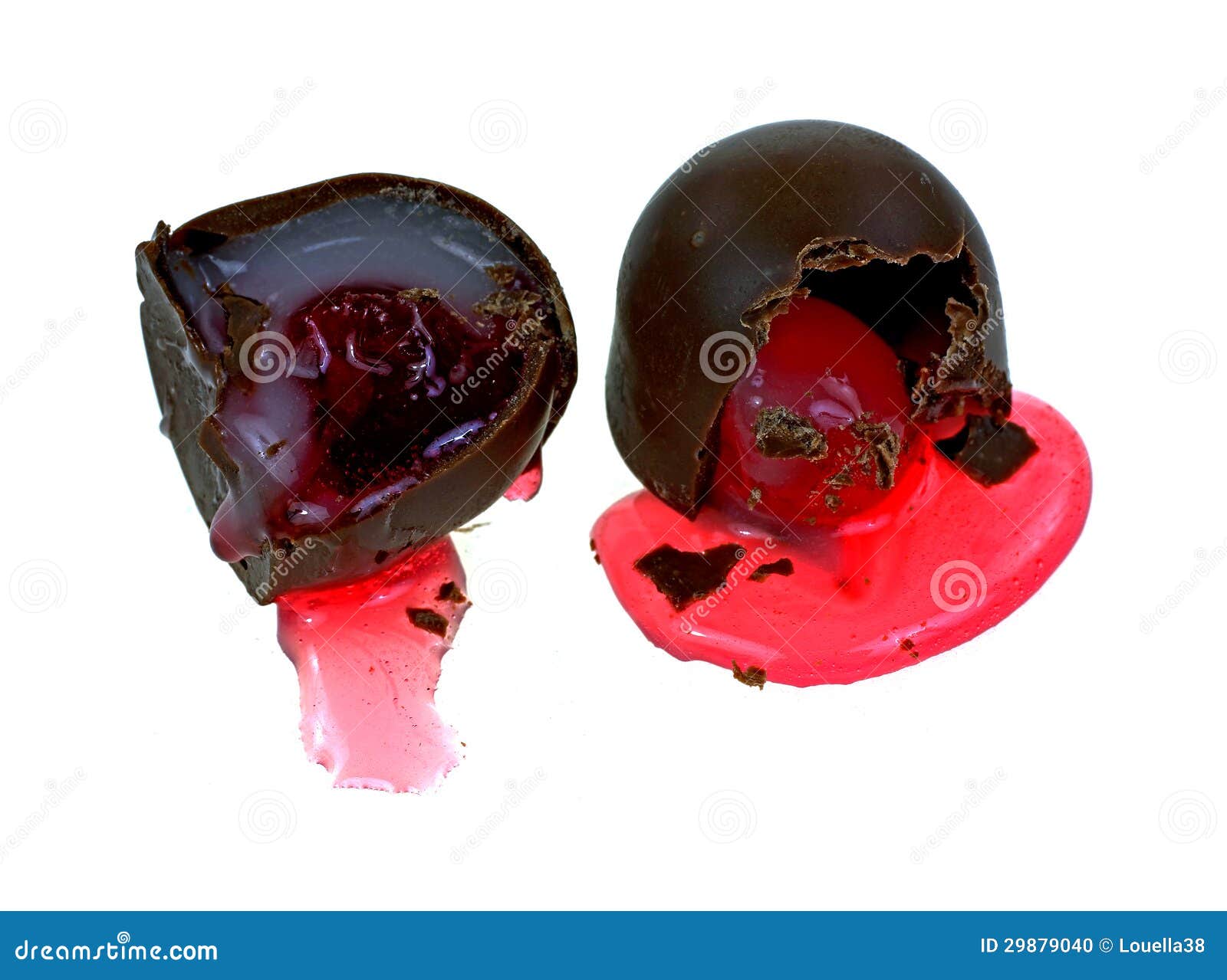 Chocolate Cherry Split stock photo. Image of delicious - 29879040