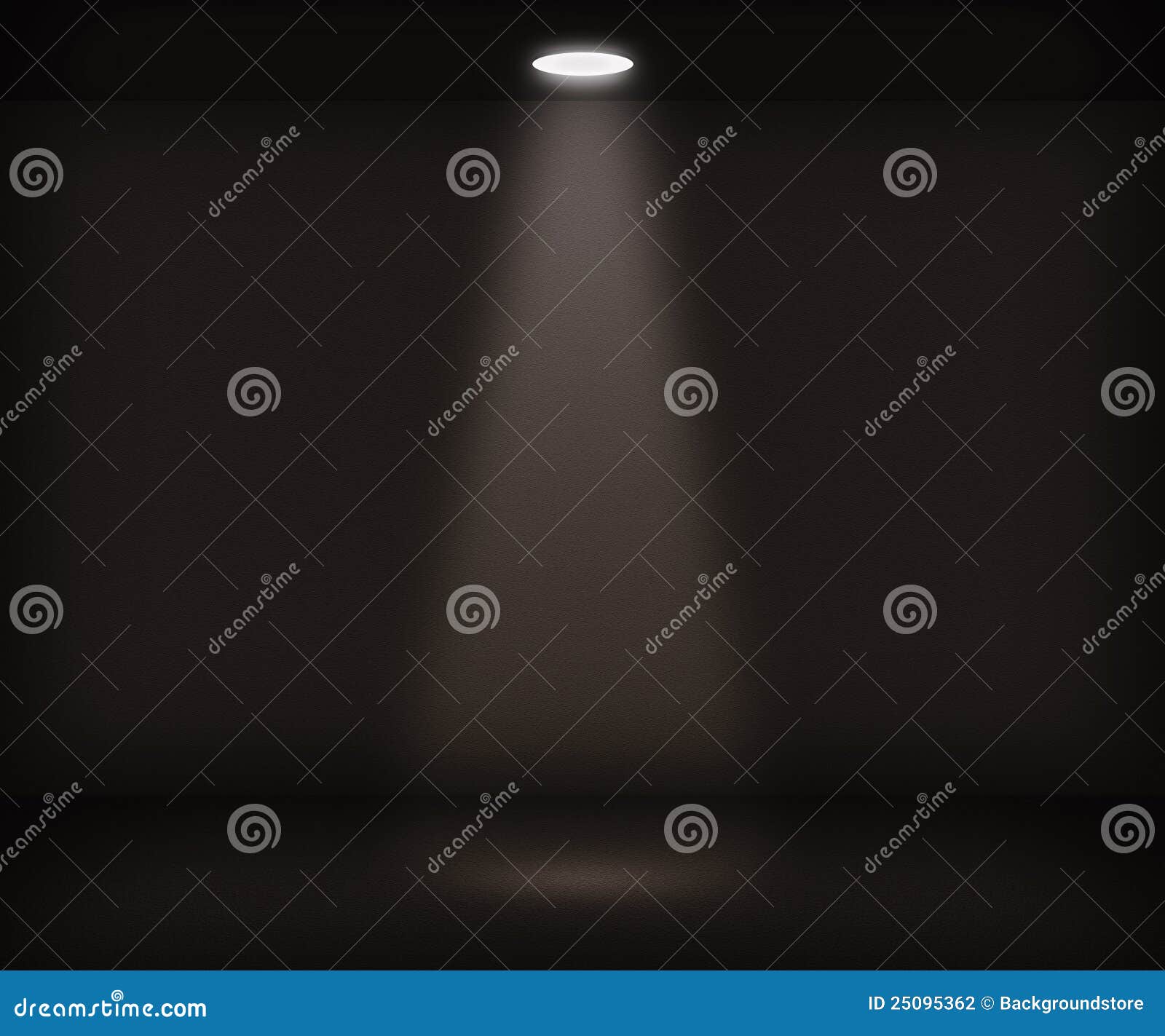 Single Spotlight Room Background Stock Illustration - Illustration of ...