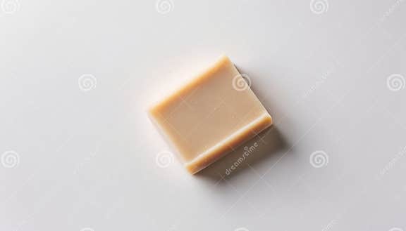 A Single Square of Cheese, Ready To Melt Stock Illustration ...