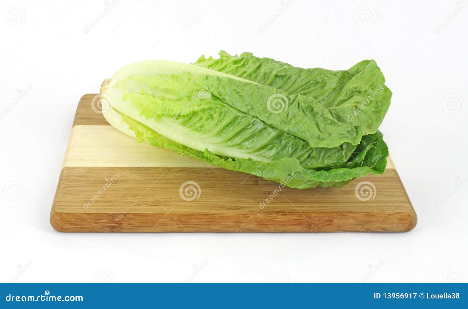 Single Stalk Romaine Lettuce Stock Image - Image of long, background ...