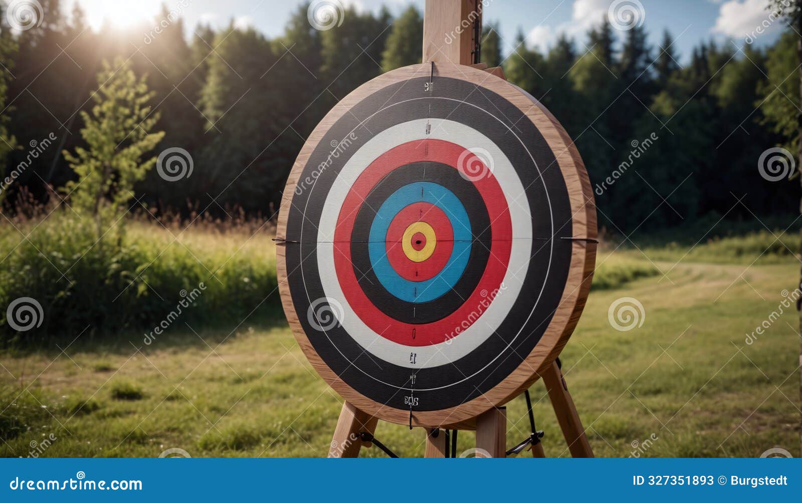 Single Standing Archery Target on Which One Should Symbolically ...