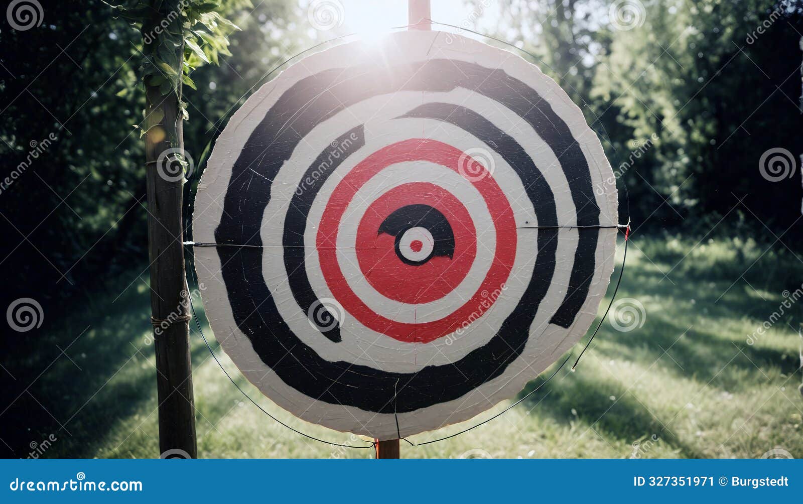 Single Standing Archery Target on Which One Should Symbolically ...