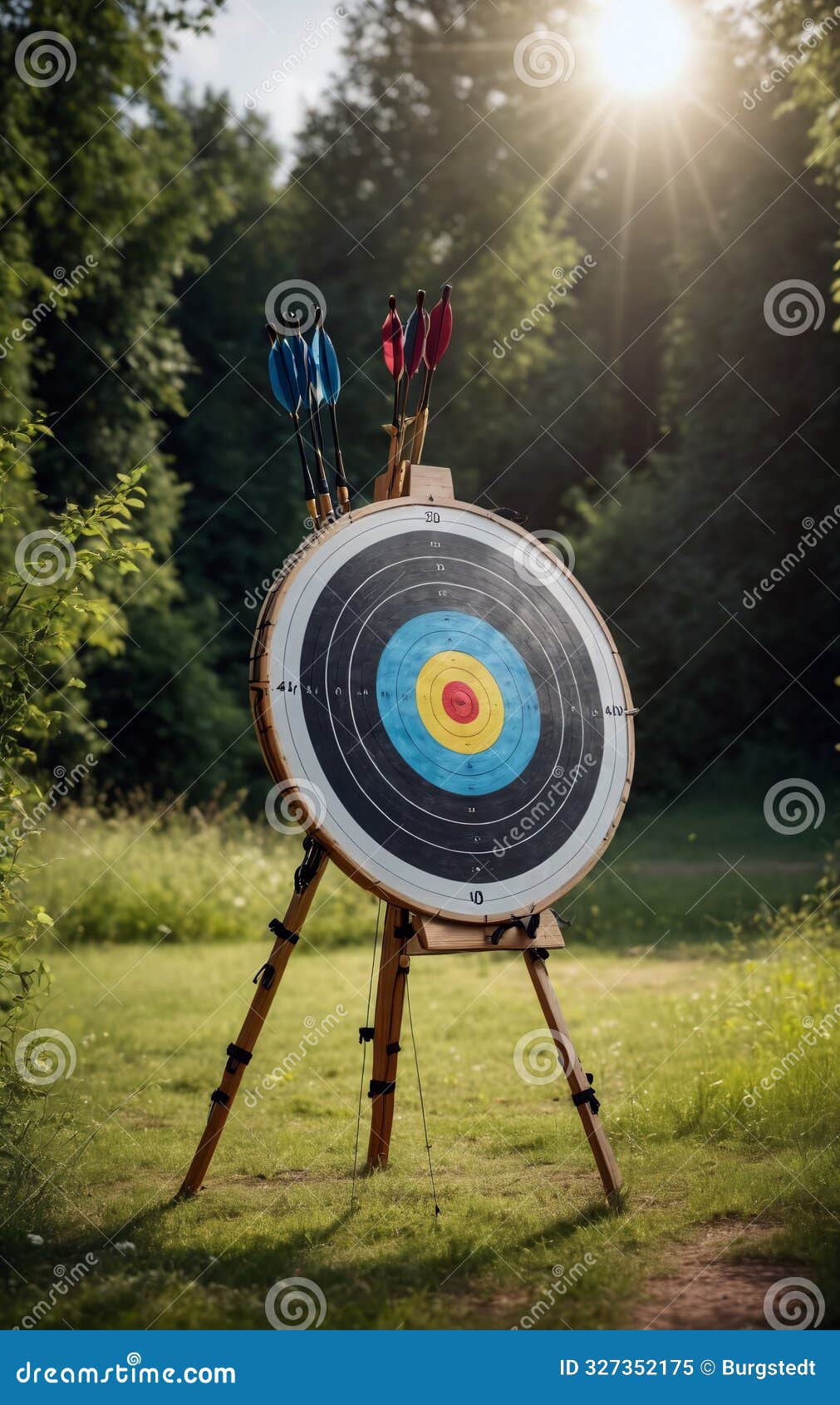 Single Standing Archery Target on Which One Should Symbolically ...