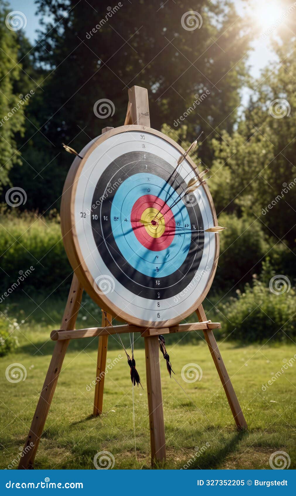 Single Standing Archery Target on Which One Should Symbolically ...
