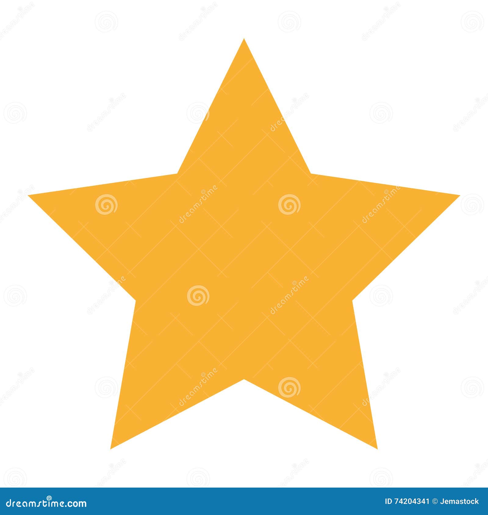Single star icon stock illustration. Illustration of clipart - 74204341