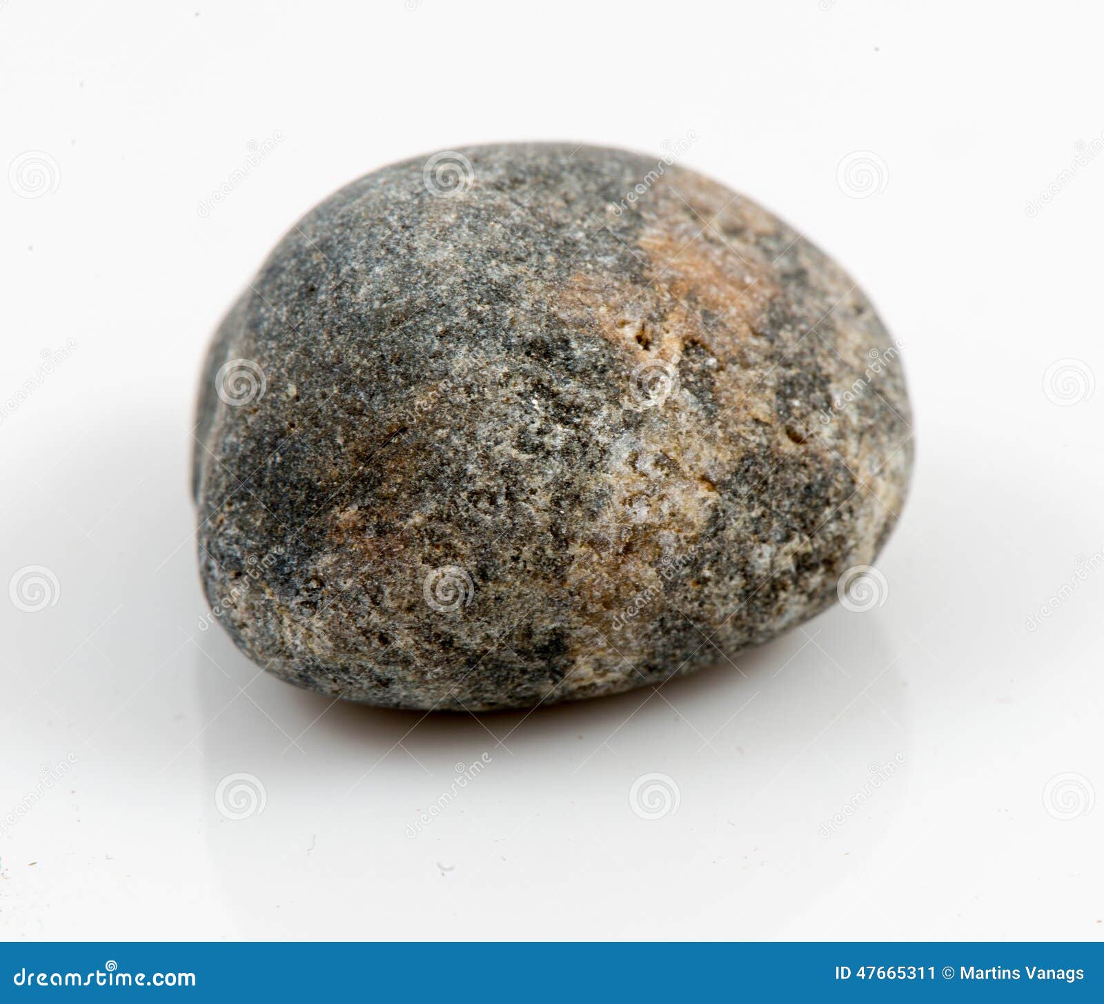 Single Stone Isolated on White Background Stock Image - Image of heap ...