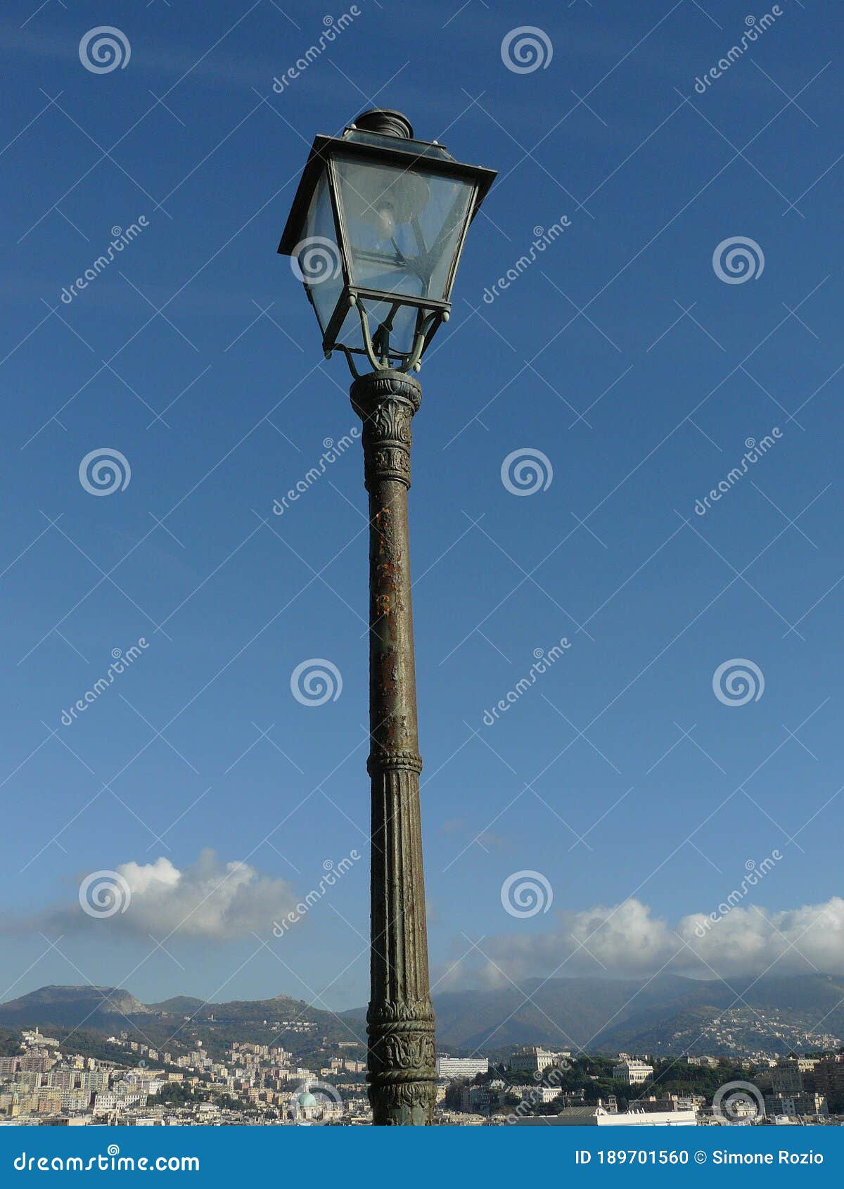 Single street lamp stock photo. Image of isolation, energy - 189701560