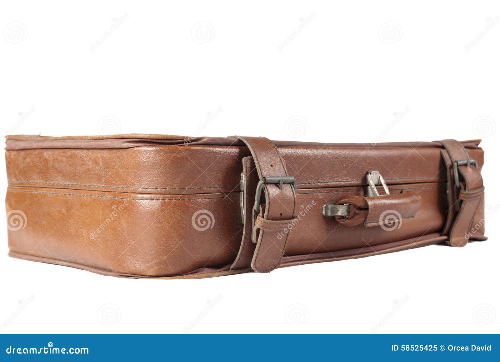 Single Suitcase stock image. Image of briefcase, scratched - 58525425