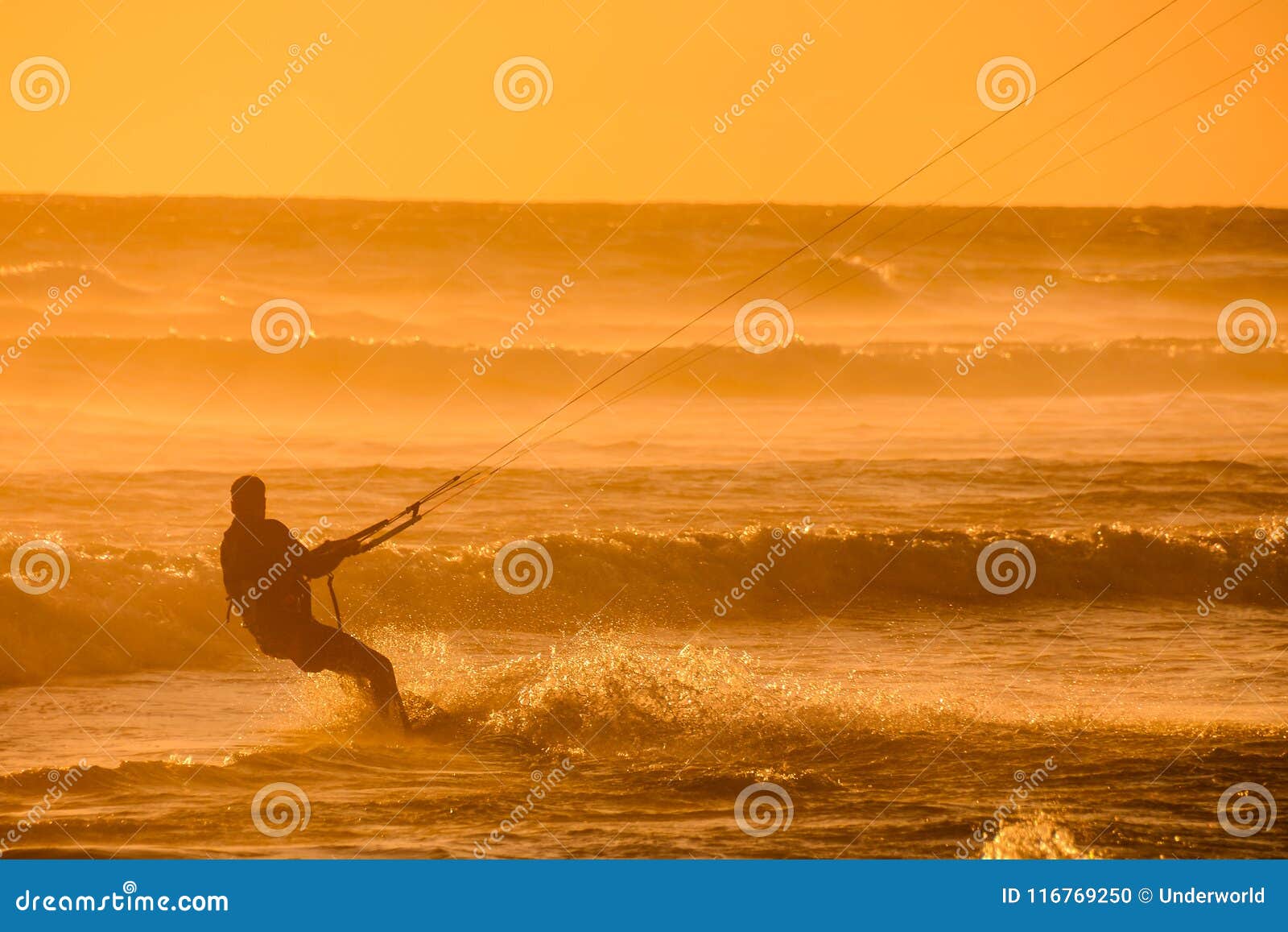 Surfer at Sunset on a Calm Ocean Editorial Image - Image of leisure ...