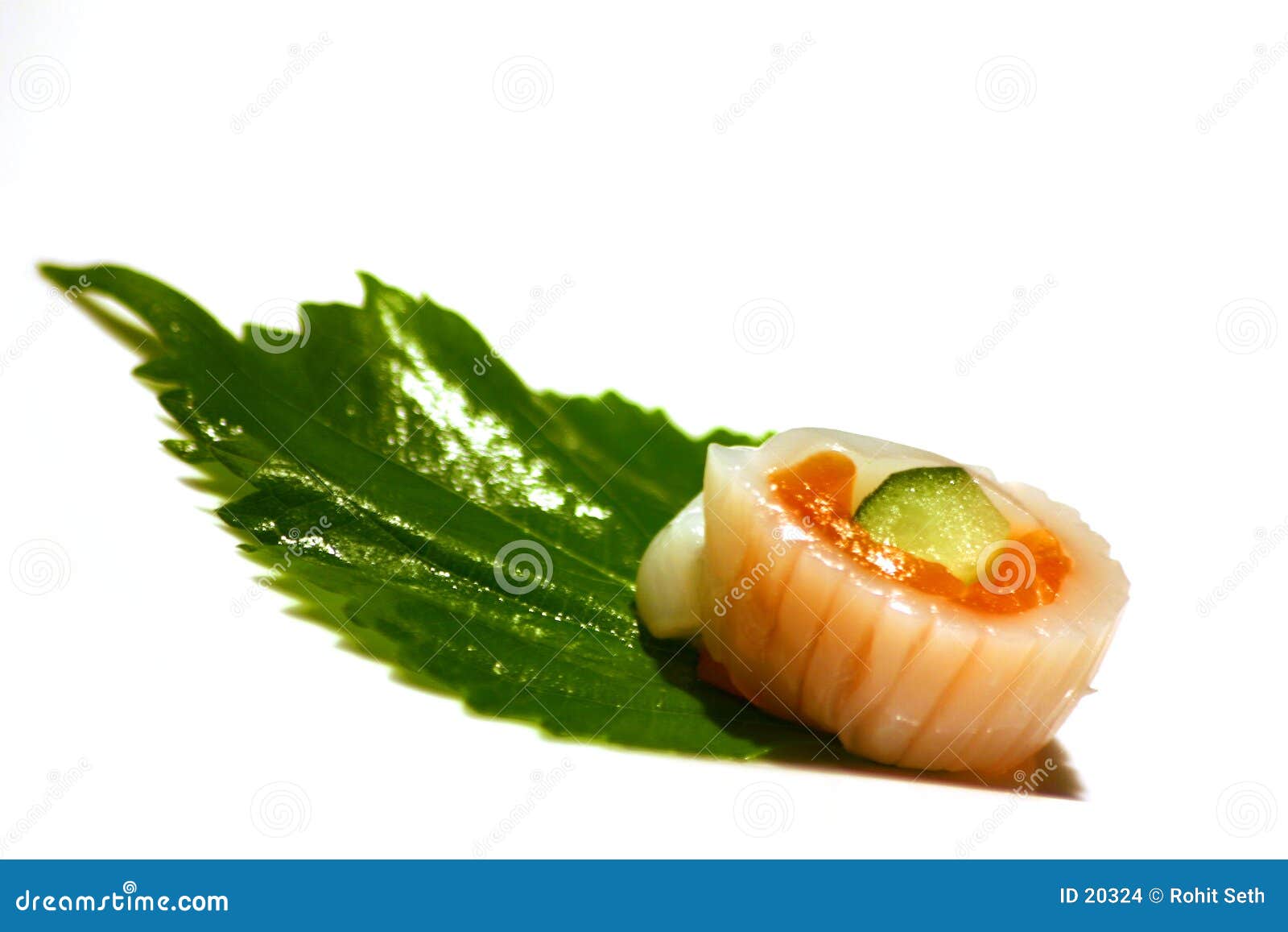 Single Sushi stock photo. Image of sashimi, meal, setting - 20324