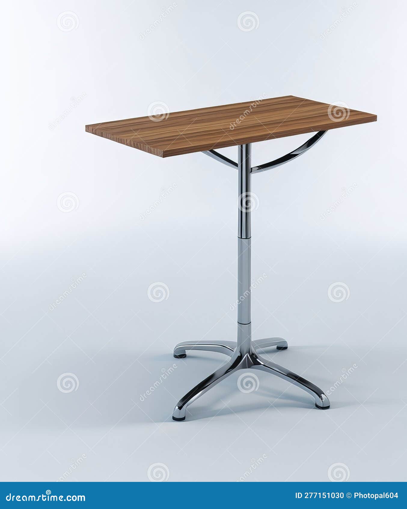A Single Table for Adaptable Design Ideas. Stock Illustration ...