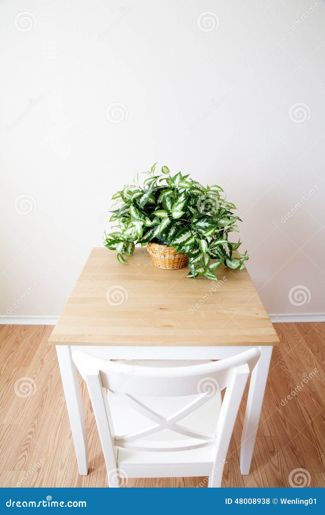Single Table ,chair in the Room Stock Photo - Image of house, small ...